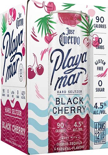 JOSE CUERVO PLAYA MAR BLACKCHERRY 4PK CAN – Liquor Cave