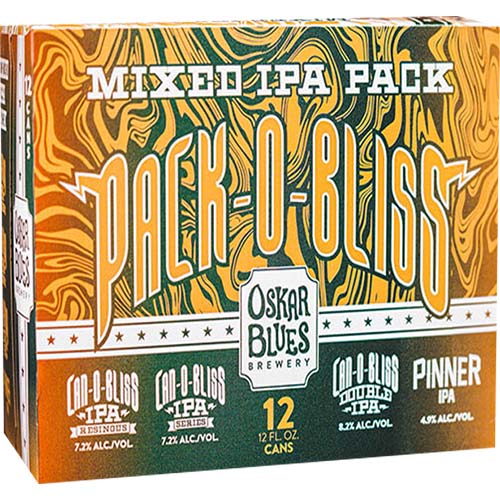 OSKAR BLUES PACK O BLISS 12PK CANS – Liquor Cave