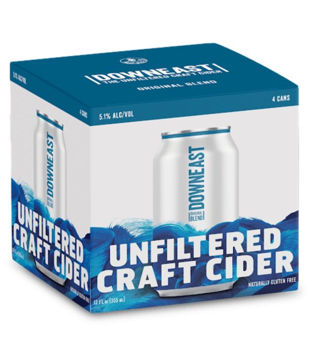 Downeast Unfiltered Cider 4 Pack Cans – Liquor Cave