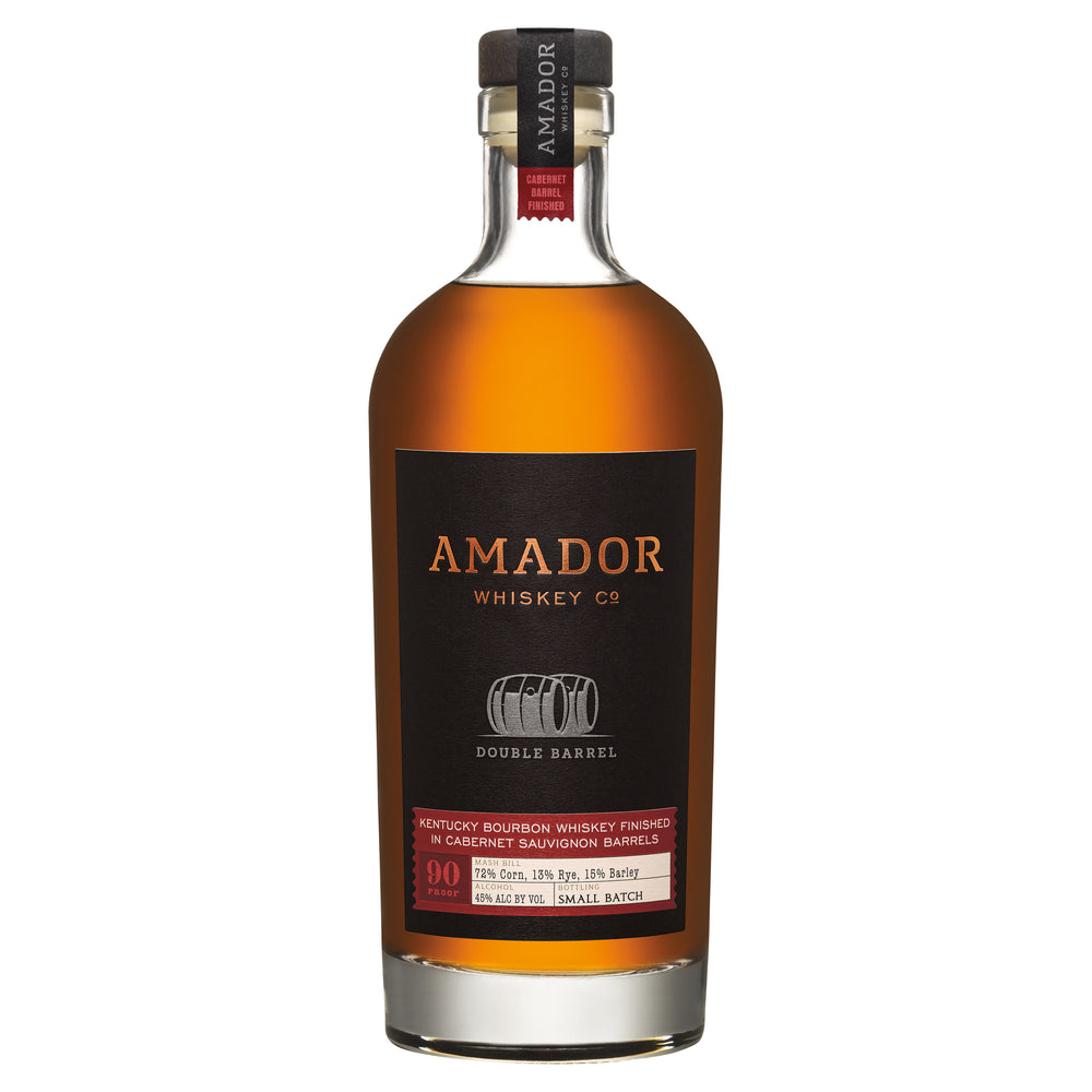 Amador Double Barrel Whiskey Company Low Rye Bourbon Cabernet Barrel ...